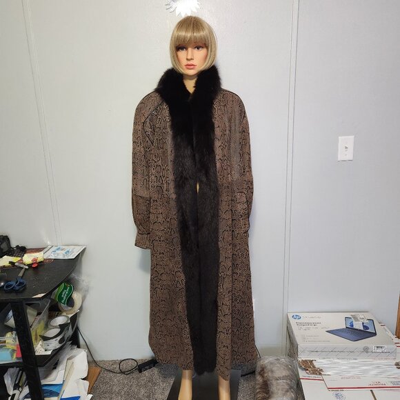 Jackets & Coats | 583 Leatherfox Fur Coat | Poshmark